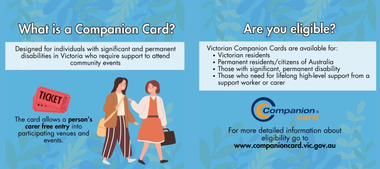Understanding the Companion Card and Eligibility - allaboard.org.au